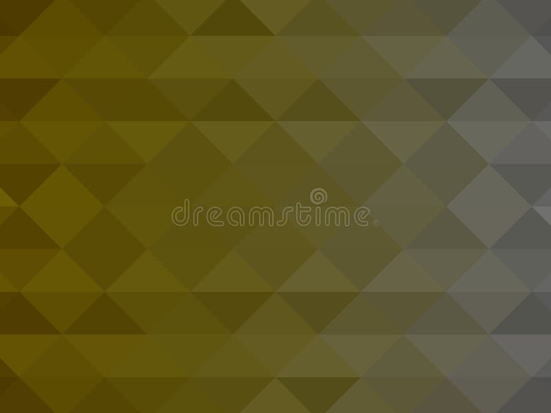 Bronze Segmented Background. Triangular Pixelation Stock Illustration ...