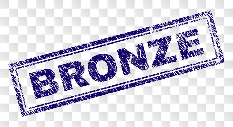 Scratched BRONZE Rectangle Stamp Stock Vector - Illustration of design ...