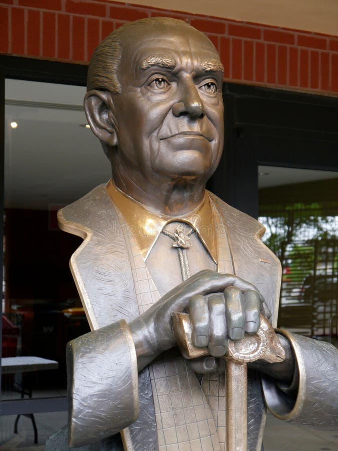 The Bronze Statue of August a. Busch Editorial Image - Illustration of ...