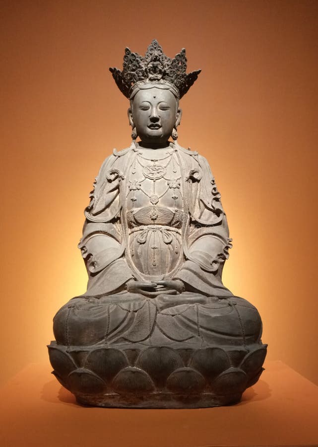 Statue Buddhism night stock photo. Image of wednesday - 85275466