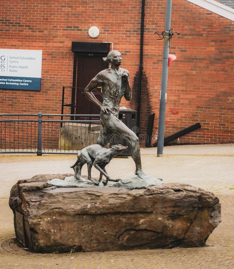 Bronze Statue of a Man Carrying a Goat on His Shoulders Editorial Stock ...
