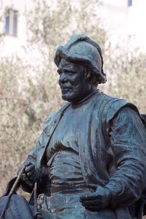 Sancho Panza stock photo. Image of mancha, statue, panza - 29904242