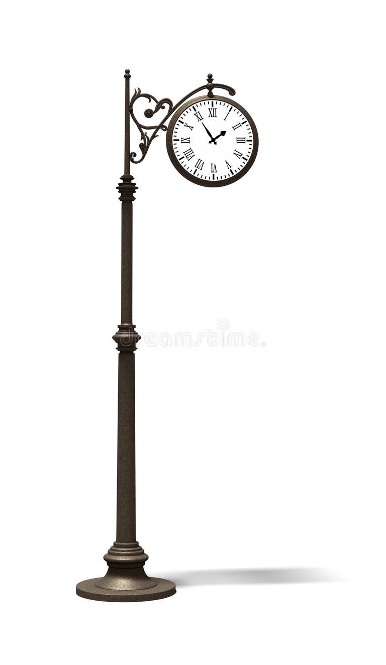 Old Street Clock Stock Illustrations – 3,254 Old Street Clock Stock ...