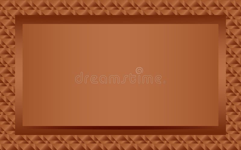 Bronze Text or Photo Frame Landscape Stock Vector - Illustration of ...