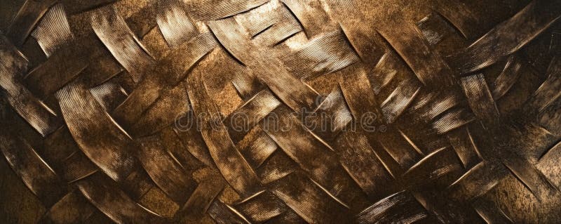 A Bronze Textured Surface with a Delicate, Woven Pattern, Resembling ...