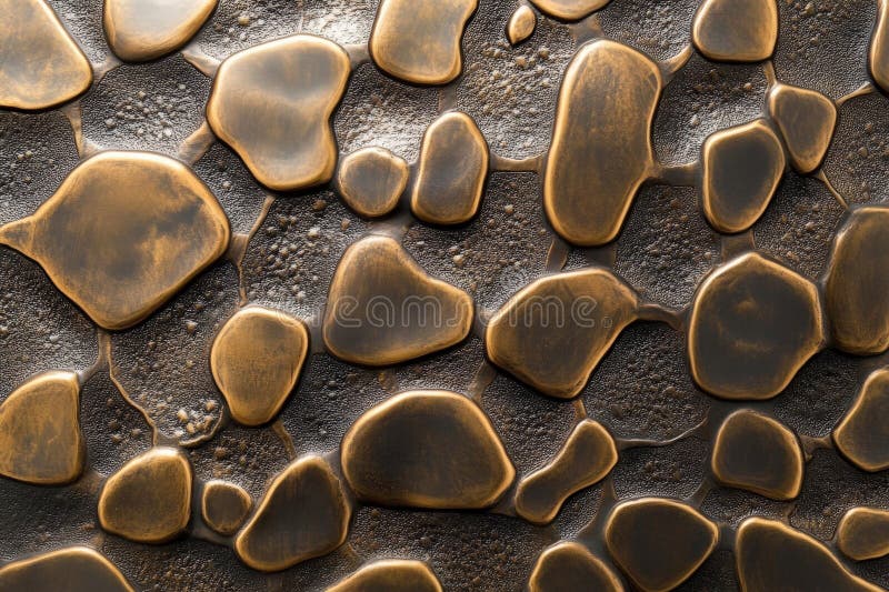 A Bronze Textured Surface with a Fine, Dimpled Texture, Creating a ...