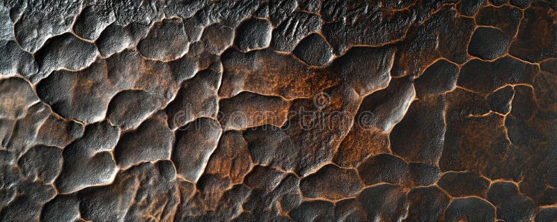 A Bronze Textured Surface with a Rugged, Hand-hammered Finish ...