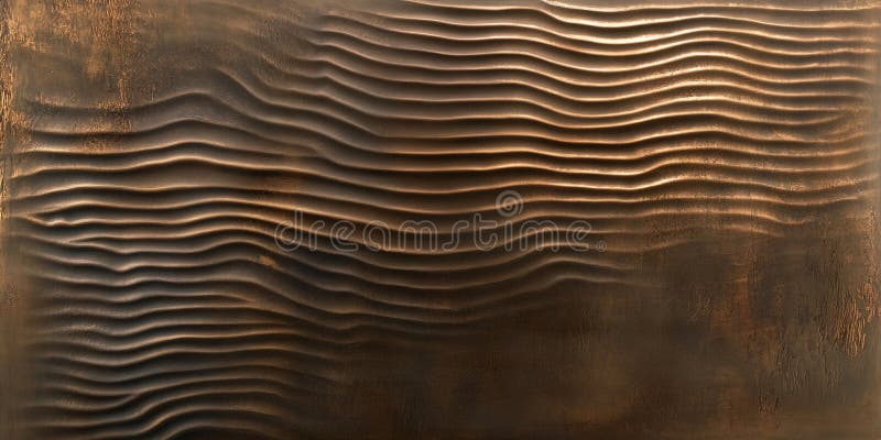 A Bronze Textured Surface with a Smooth, Matte Finish, Featuring Faint ...