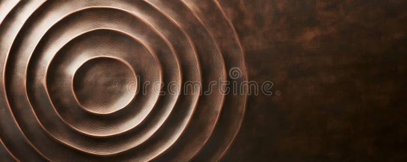 A Bronze Textured Surface with a Smooth, Satin-like Finish, Highlighted ...