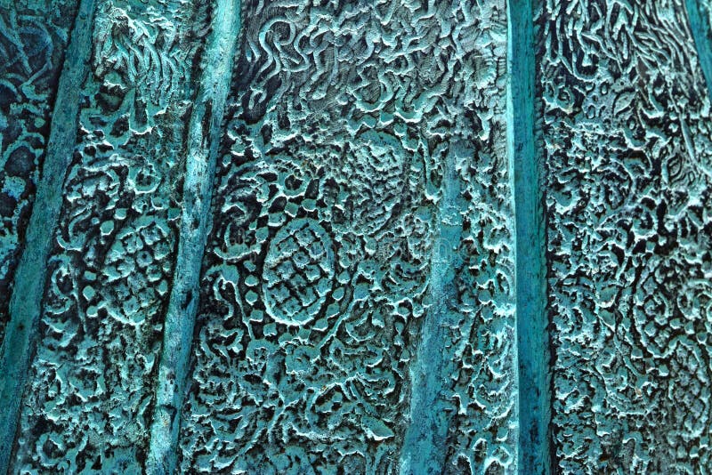 Bronze Verdigris Background Stock Image - Image of abstract, grunge ...