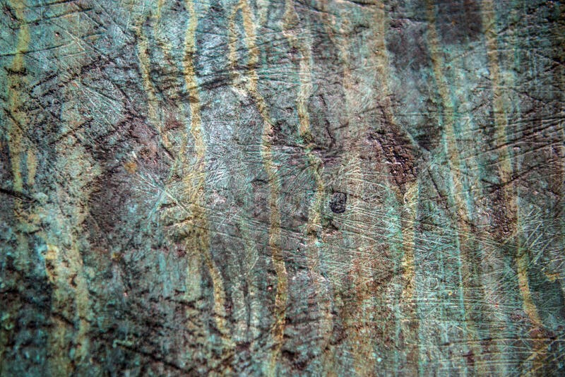 Bronze Verdigris Background Stock Image - Image of abstract, grunge ...