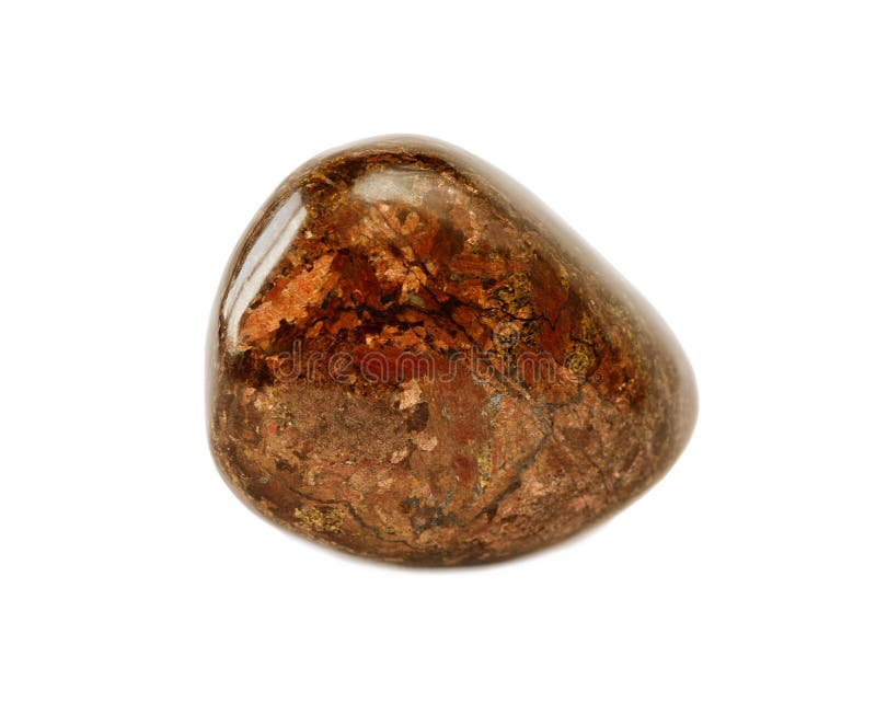 Raw Bronzite (Enstatite) Rock Isolated on White Stock Photo - Image of ...