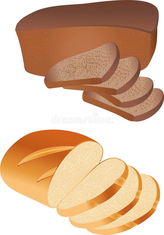 Brood vector illustratie. Illustratie bestaande uit geïsoleerd - 18534797
