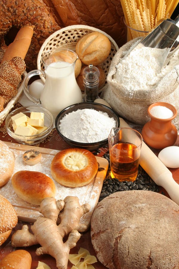 Broodmeel of Broodkruimels is Een Soort Meel Van Fijn Gemalen Droog ...