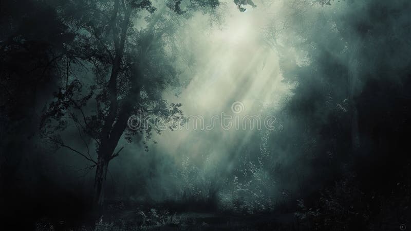 Brooding Dark Backdrop with Subtle Hints of Light and Shadow Stock ...