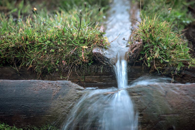 Brook stock image. Image of blurred, fall, nature, flowing - 43946509