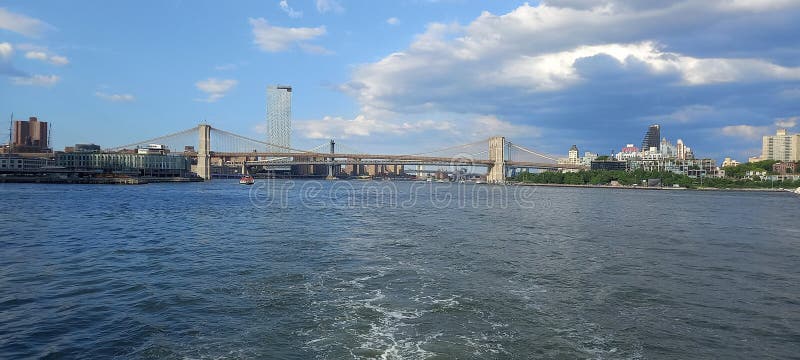 Brooklin Bridge in New York Stock Image - Image of america, brooklin ...