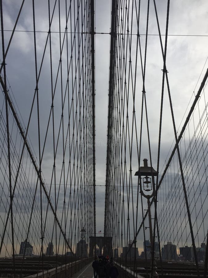 Brooklyn bridge stock image. Image of christmas, bridge - 83774897