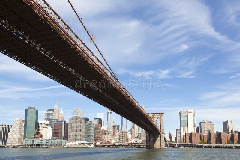 Brooklyn bridge. NYC stock image. Image of brooklyn - 199589005