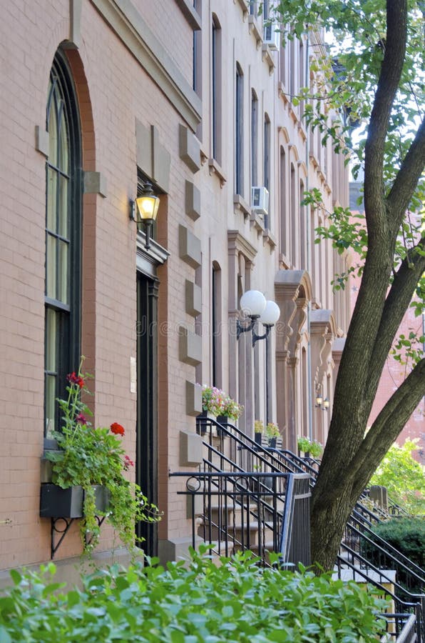 Brooklyn Brownstones stock photo. Image of brooklyn, brownstone - 59996416