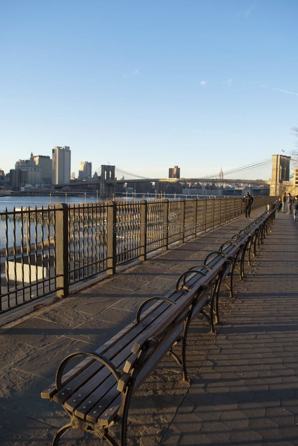 Brooklyn heights promenade stock photo. Image of manhattan - 43053910