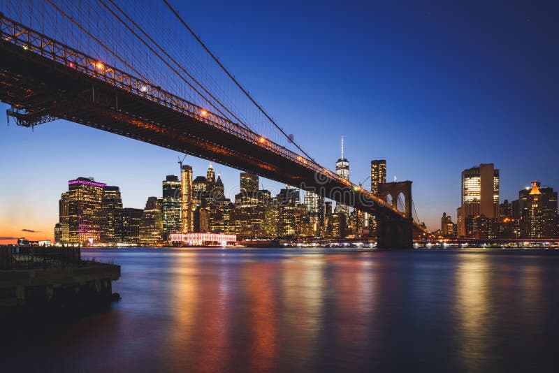 Brooklyn most zdjęcie stock. Obraz złożonej z nowożytny - 130456336