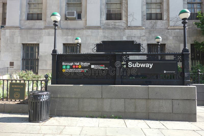 Brooklyn NYC Subway Sign stock photo. Image of american - 29777854