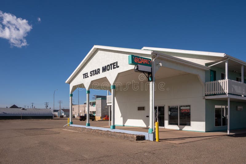 Landmark Tel Star Motor Inn, Brooks, Alberta Editorial Photography ...