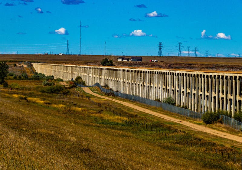 Brooks Aquaduct National Historic Site Brooks Alberta Canada Stock ...