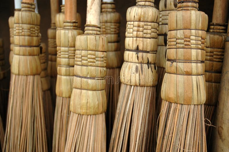Broom stock image. Image of broom, wood, brown, sweeper - 7259189
