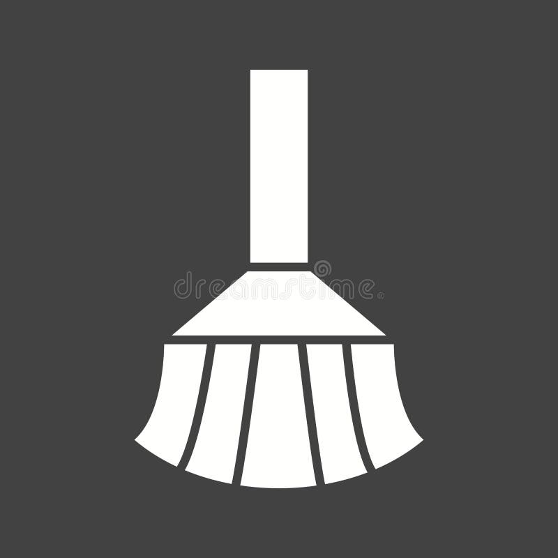 Broom Sweeping Dust stock vector. Illustration of cleaning - 29421995