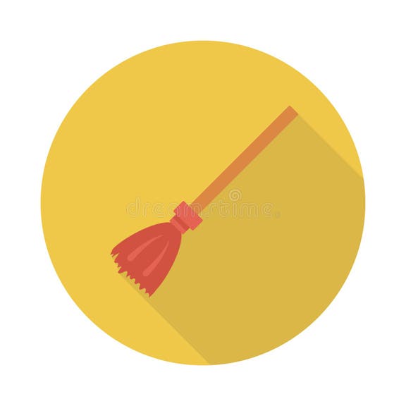 Broom stock vector. Illustration of clean, interface - 102173491