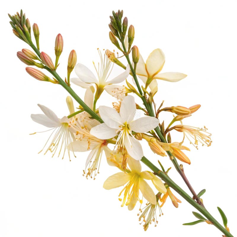 Broom Flower Element Isolated on White Background Stock Illustration ...