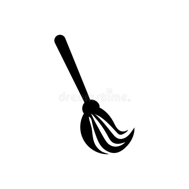 Broom Graphic Design Template Vector Isolated Stock Vector ...