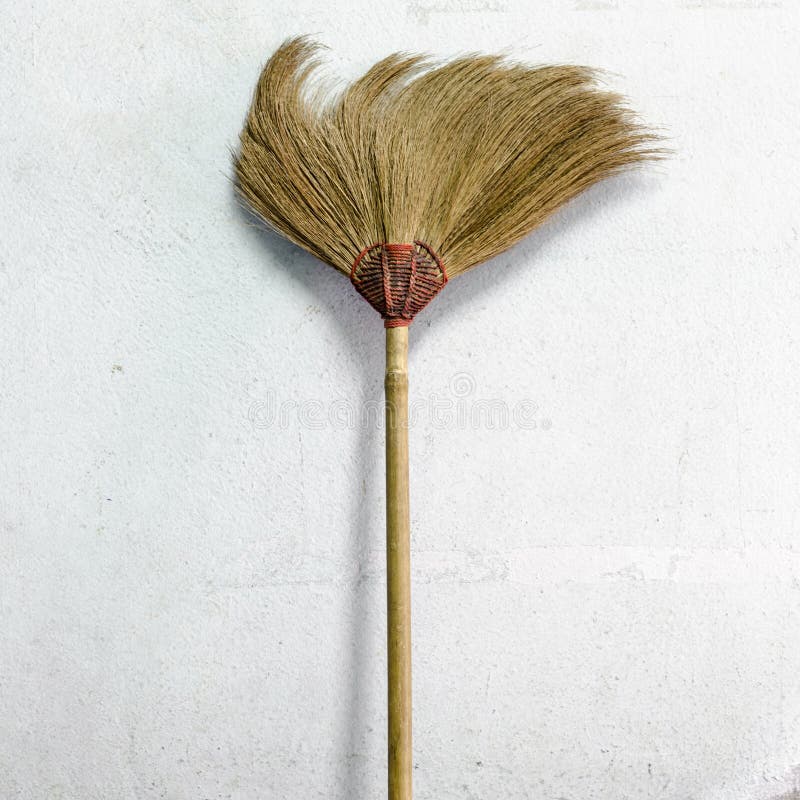 Broom in house stock image. Image of single, dust, cleanup - 40741267