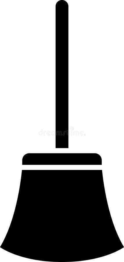 Broom Icon Vector, Illustration Logo Template in Trendy Style. Broom ...