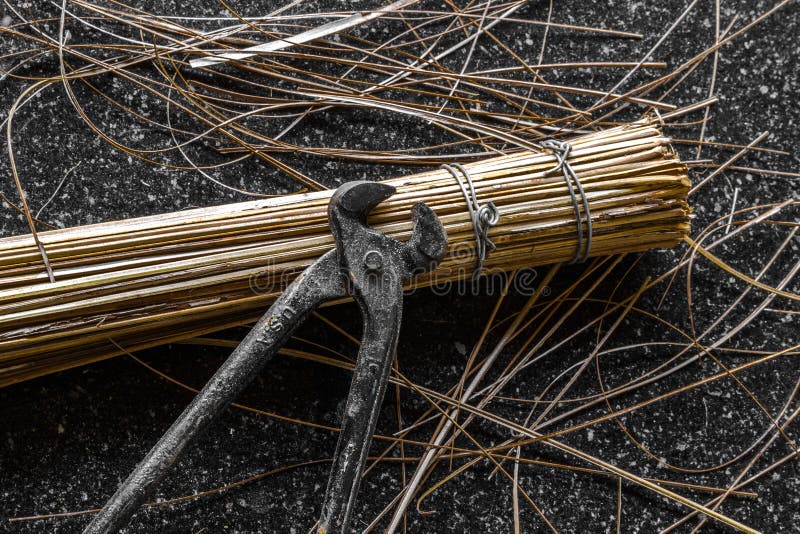 Broom making stock photo. Image of shears, sharp, household - 36572946