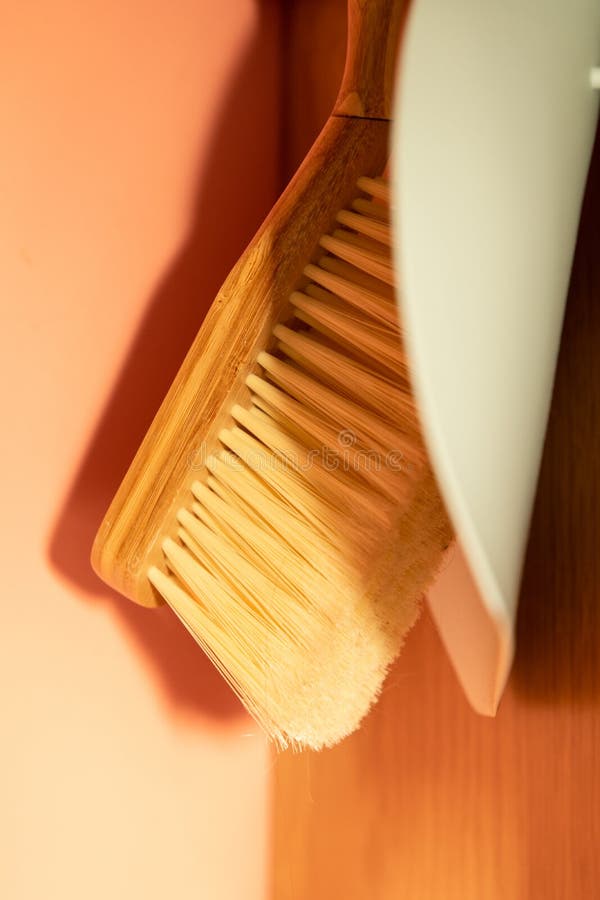 Broom and Shovel Hanging on Wall Stock Photo - Image of cleaner ...