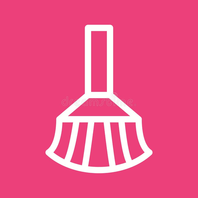 Broom Sweeping Dust stock vector. Illustration of cleaning - 29421995