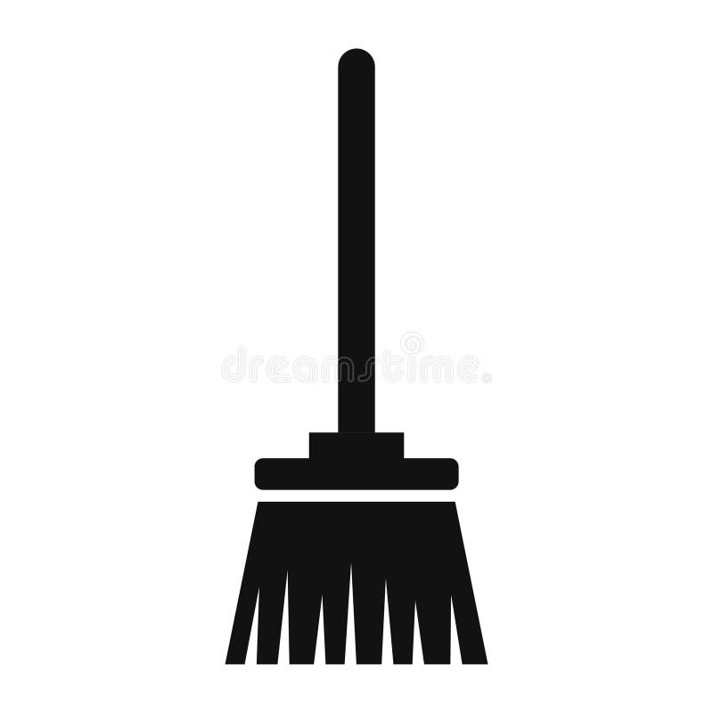 Broom. Vector Illustration Decorative Design Stock Vector ...