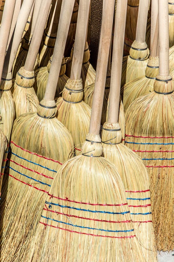 Brooms stock image. Image of cleanliness, brooms, household - 59019457