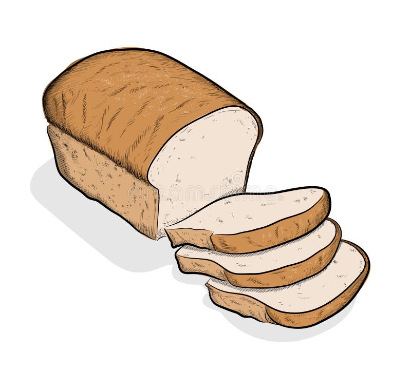 Brot vektor abbildung. Illustration von dekoration, bearbeiten - 60288440