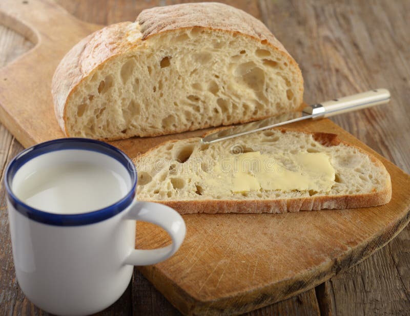 Brot und Butter stockbild. Bild von butter, frische, teil - 29403917