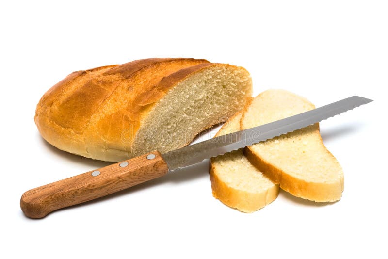 Brotmesser stockbild. Bild von messer, küchenbedarf, diagonale - 42421785