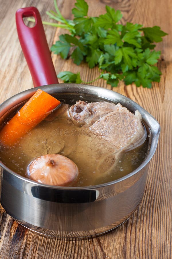 Broth with vegetables stock photo. Image of food, greens - 41034106