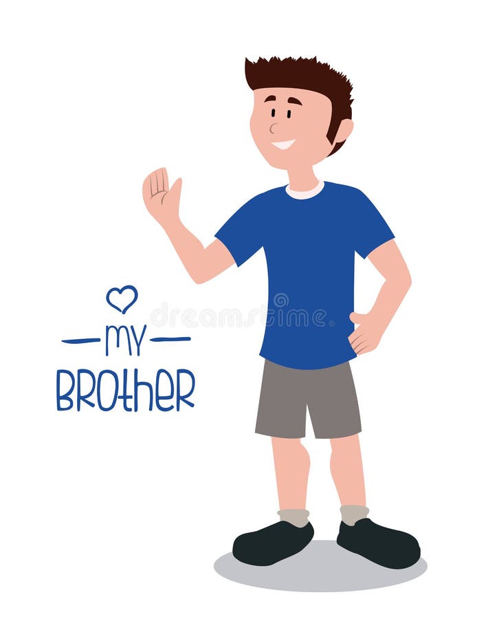 Brother design stock vector. Illustration of design, life - 45432749