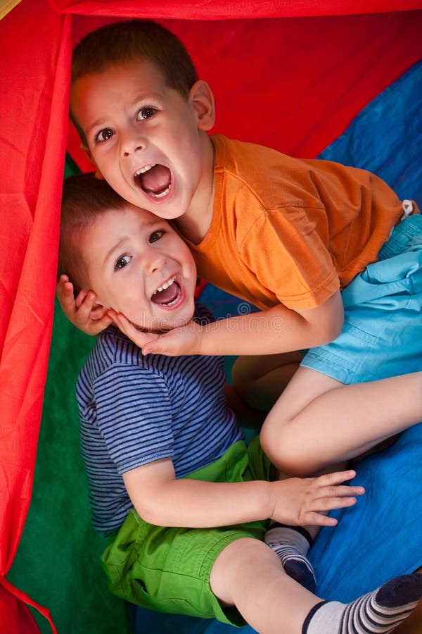 Brother playing stock image. Image of people, caucasian - 20337521