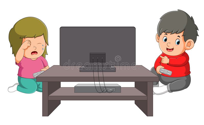 Sister Crying Brother Stock Illustrations – 125 Sister Crying Brother ...