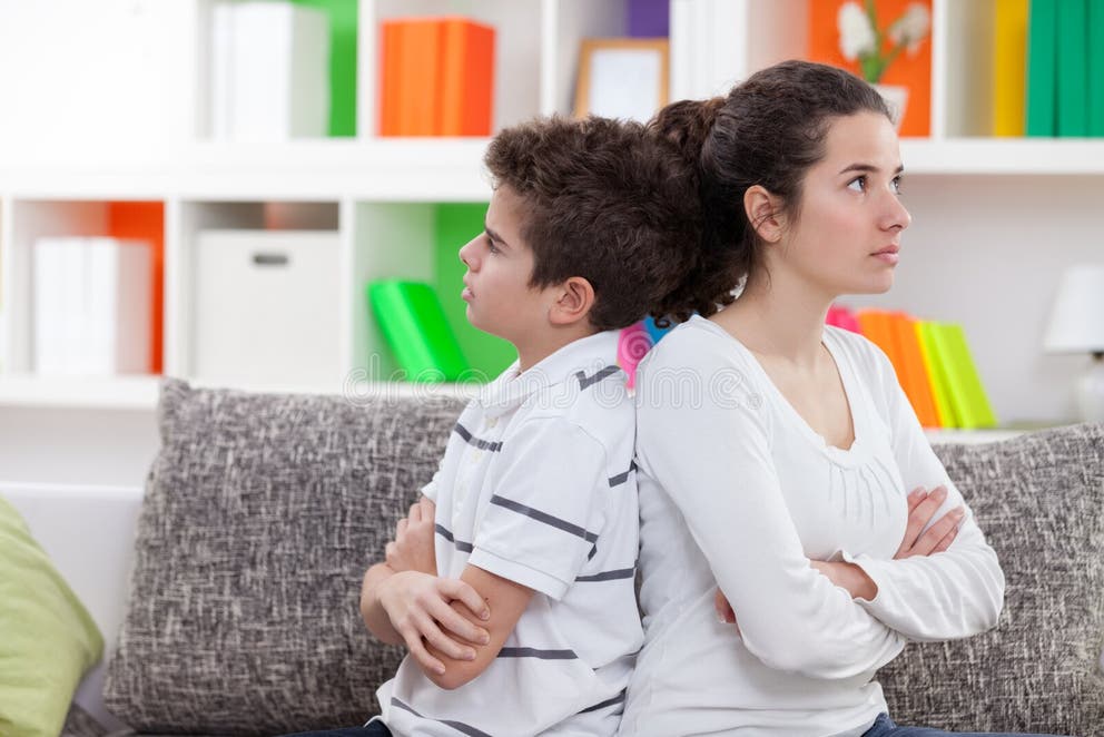 Brother and sister arguing stock photo. Image of anger - 30941836