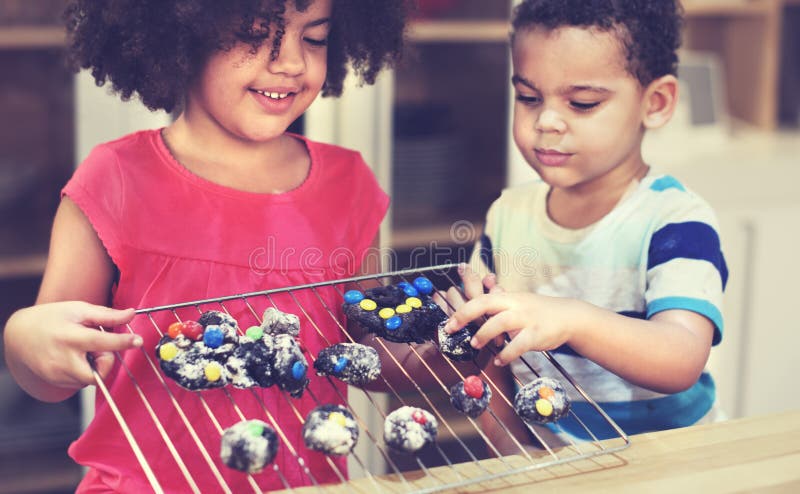 Brother Sister Baking Homemade Cookie Concept Stock Photo - Image of ...